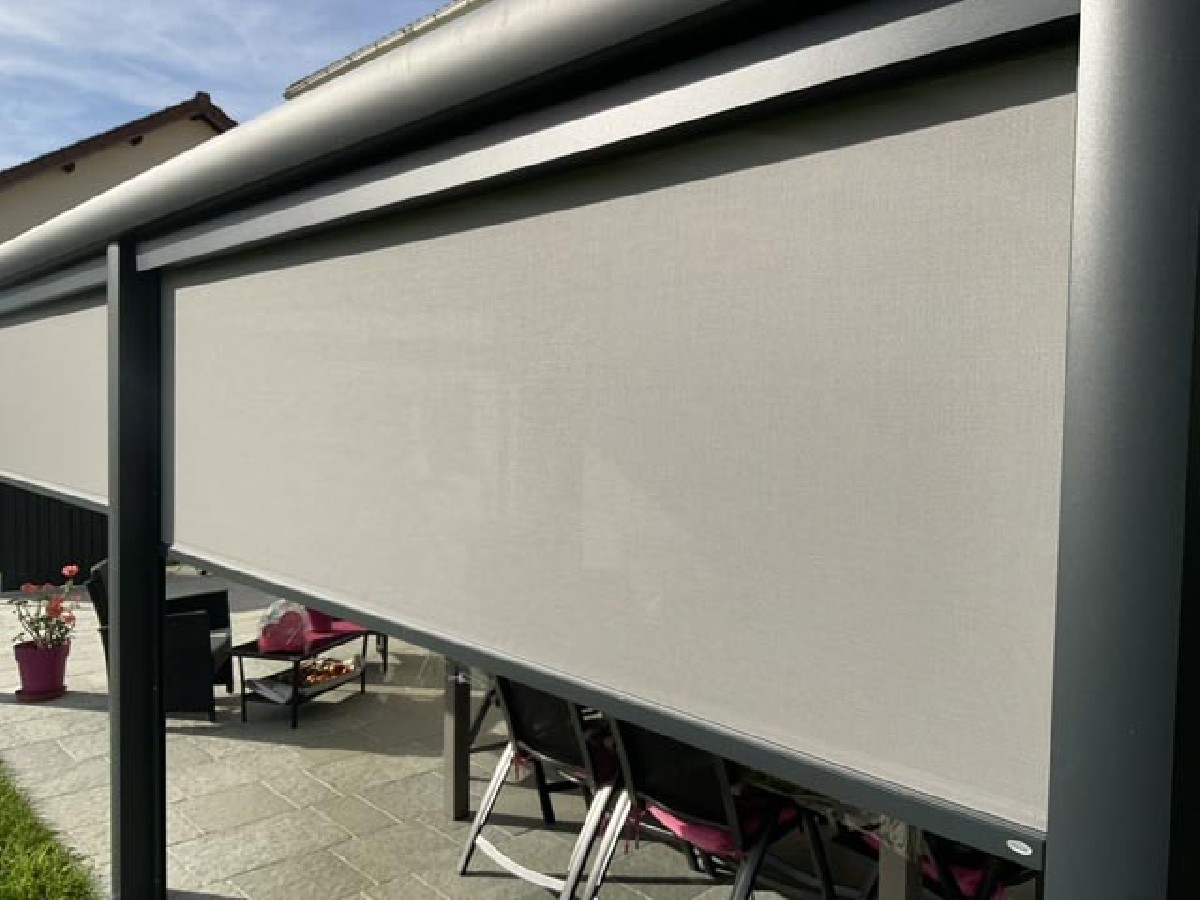 Store ZIP motorisé pour pergola - V 550 L
